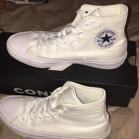 Converse | Shoes | Converse Chuck Taylor All Star Hi Top White | Poshmark